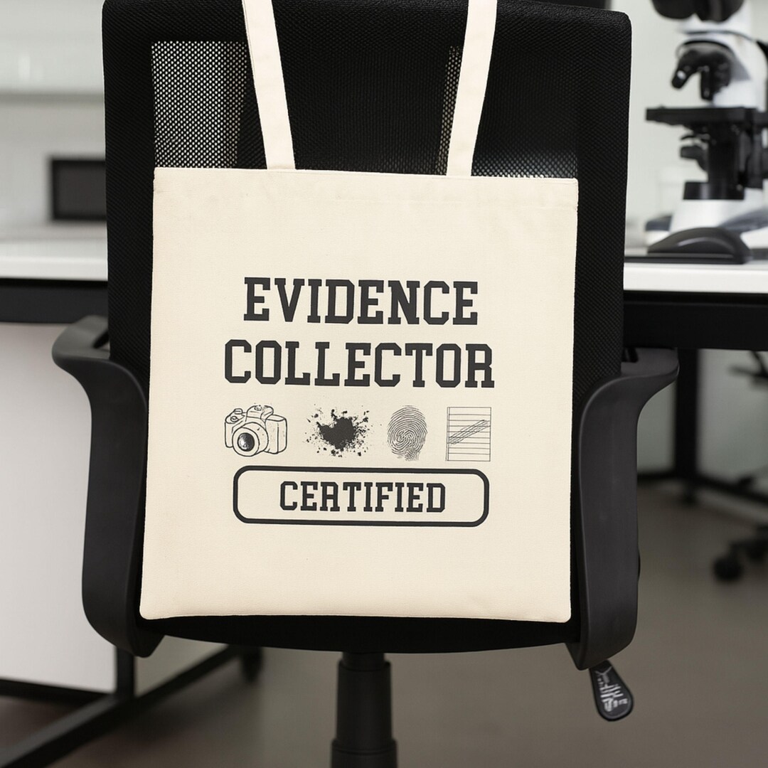 Certified Evidence Collector Tote. 15 X 16 Canvas Bag. Design Printed on Front Only. - Etsy
