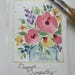 Sympathy Card | Hand Painted Flowers in Blue Vase | Original Watercolor ...