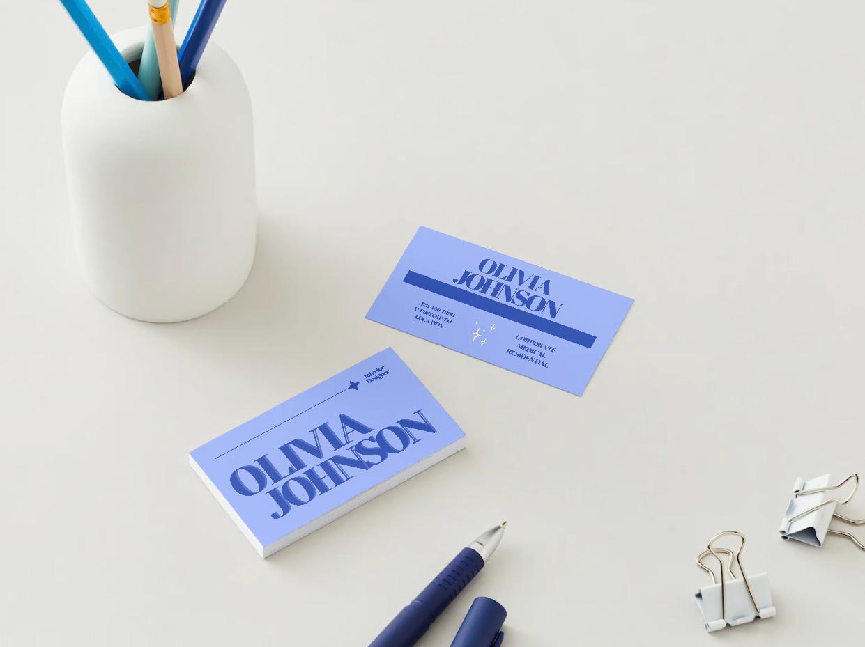 Bright & Aesthetic Business Card Template - Etsy