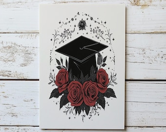 Graduation Unique Greeting Card -vintage Retro Personalize Custom Card ...