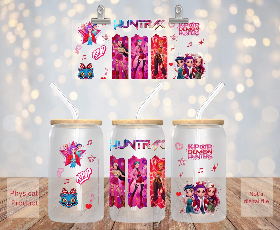 UV Wrap for Libbey 160 Oz Cup/tumbler / Inspired by K-POP Anime Girl ...