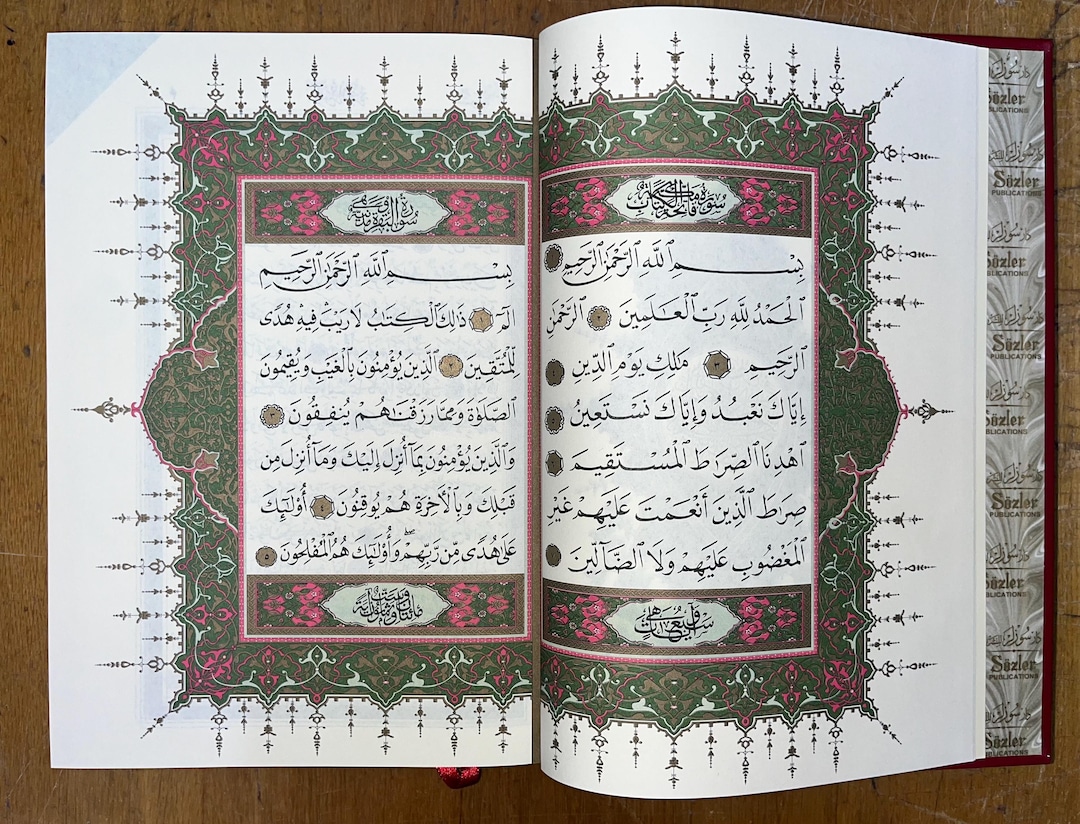 Mushaf Al-qur’an, Official Ottoman Script Rafet Kavukçu Calligraphy ...