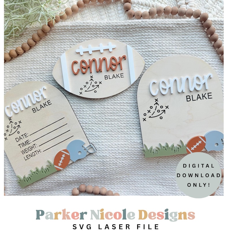 Newborn Football - Etsy