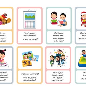 Conversation Flashcards FOR KIDS, Question Cards Therapy for Teens ...