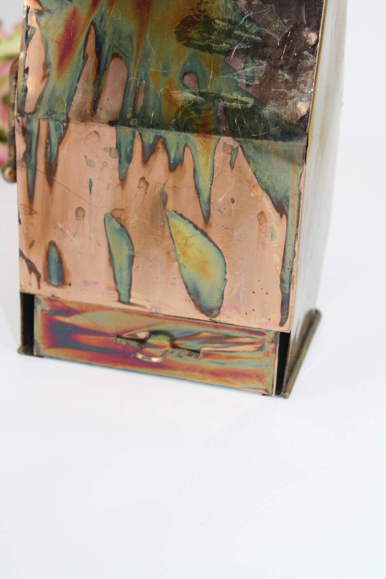 Rare 1970s Vintage Handcrafted Copper Slot Machine Music Box – Plays ...