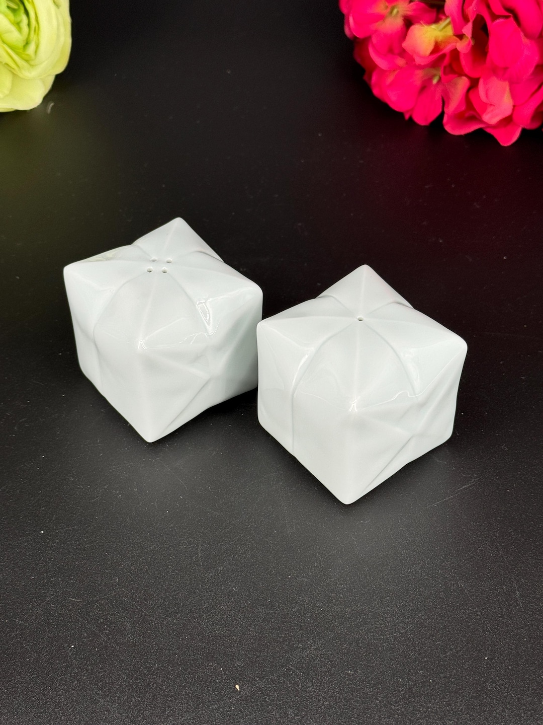 Rare Origami Balloon Ceramic Salt and Pepper Shakers by Spin Porcelain ...
