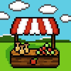 Pixel Art Etsy Shop Icon | Market Stall PNG (digital Download) - Etsy