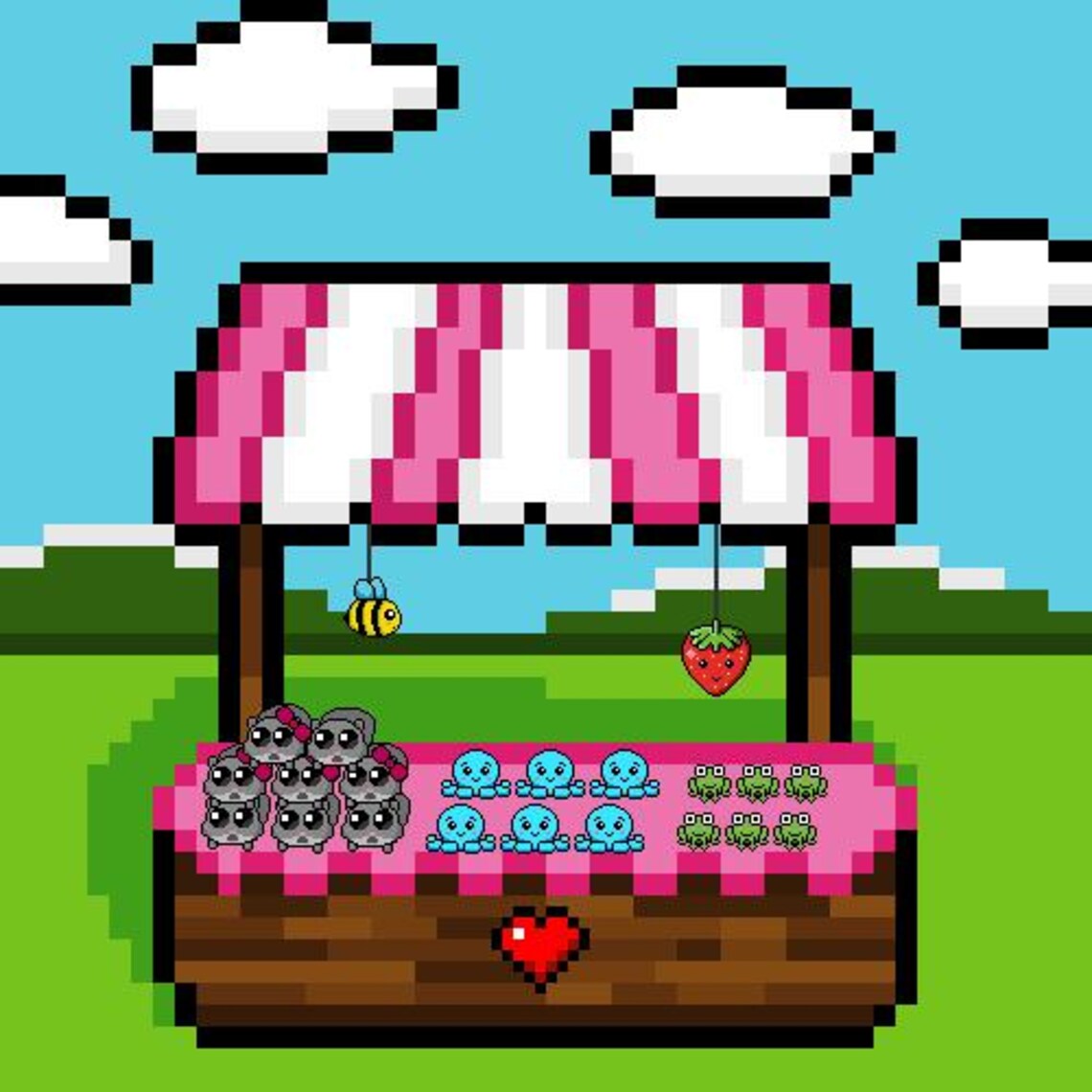 Pixel Art Etsy Shop Icon | Market Stall PNG (digital Download) - Etsy