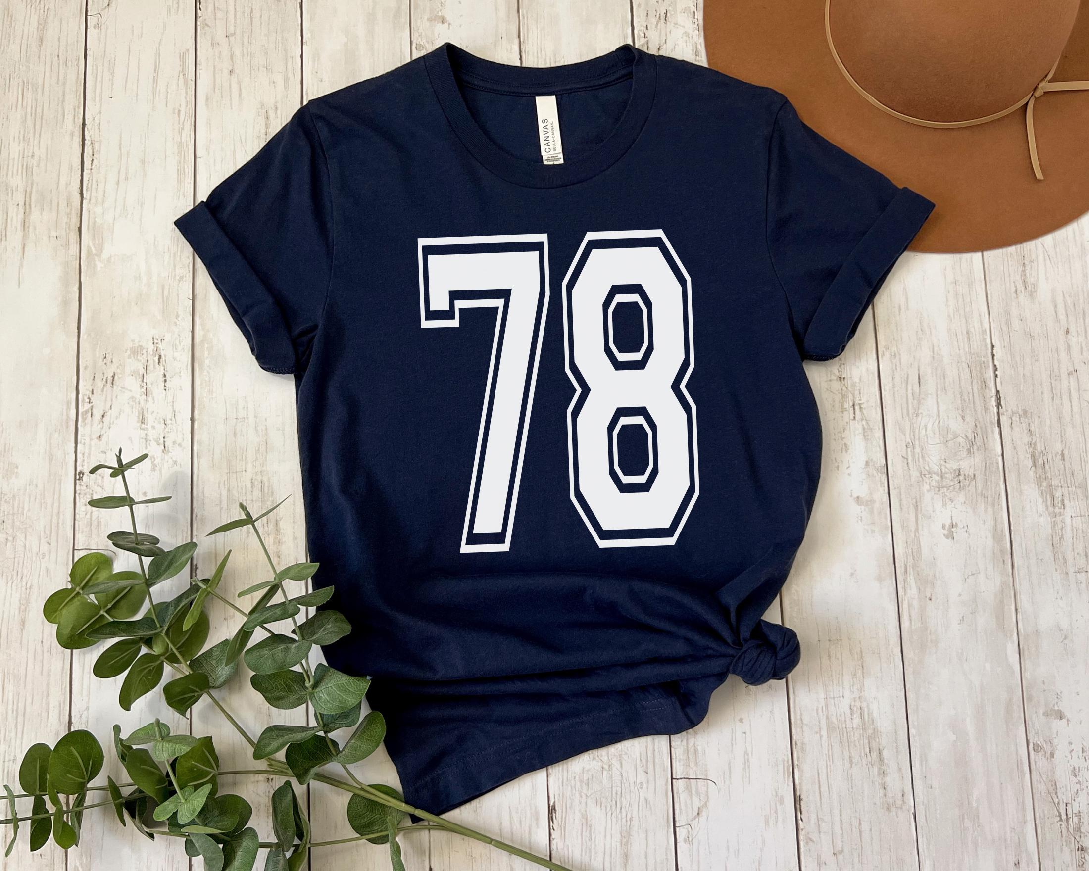 Custom Sports Number T-shirt: Varsity Jersey Style - Etsy