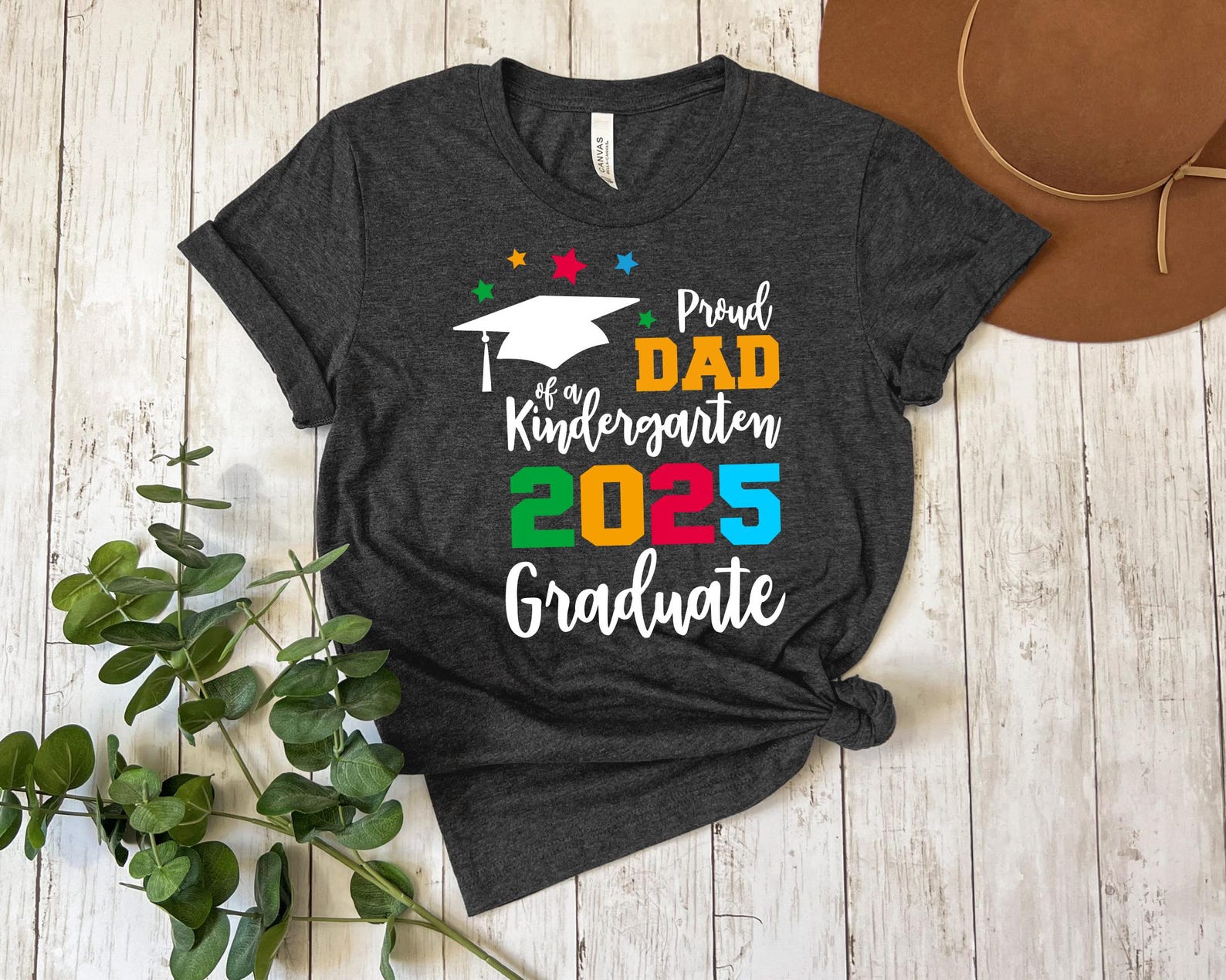 Custom Kindergarten Graduation 2025 Shirt: Family Graduate Squad - Etsy