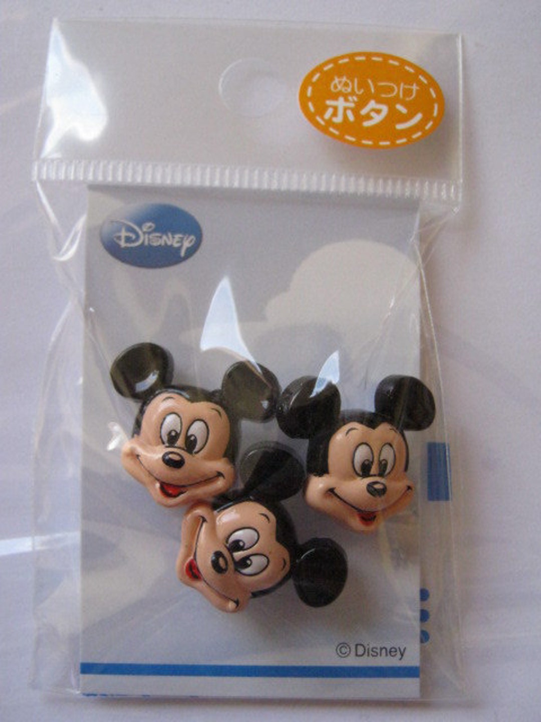 Disney Mickey Mouse Sew-on Buttons, Pack of 3 - Etsy