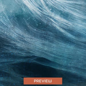 Wave Ocean Wallpaper, Blue Wave Wall Mural, Seascape Waves Water ...