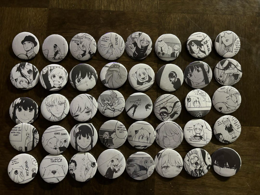 Spy X Family Manga Buttons - Etsy