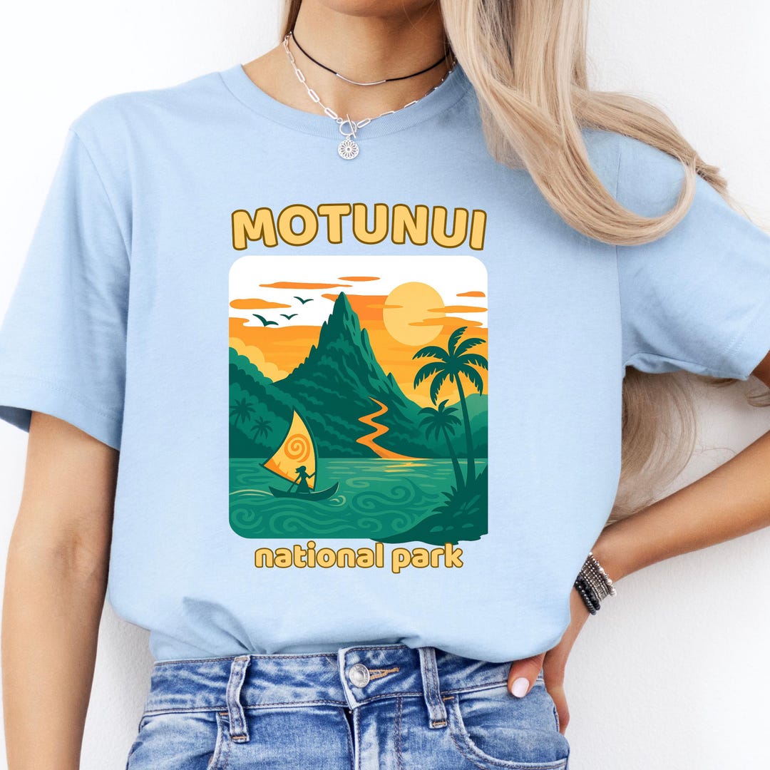 Motunui National Park Shirt, Moana-inspired Vintage Travel Tee, Vintage ...