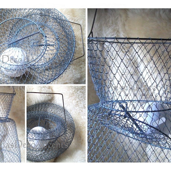 Metal Fishing Basket - Etsy