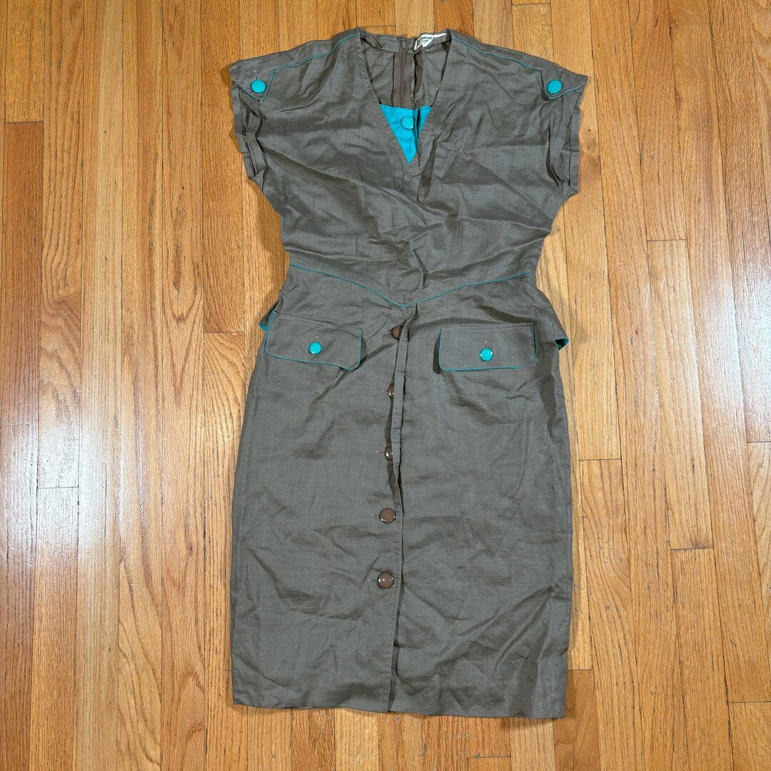 Vintage Parienne Tokyo Shift Dress Server 70s - Etsy