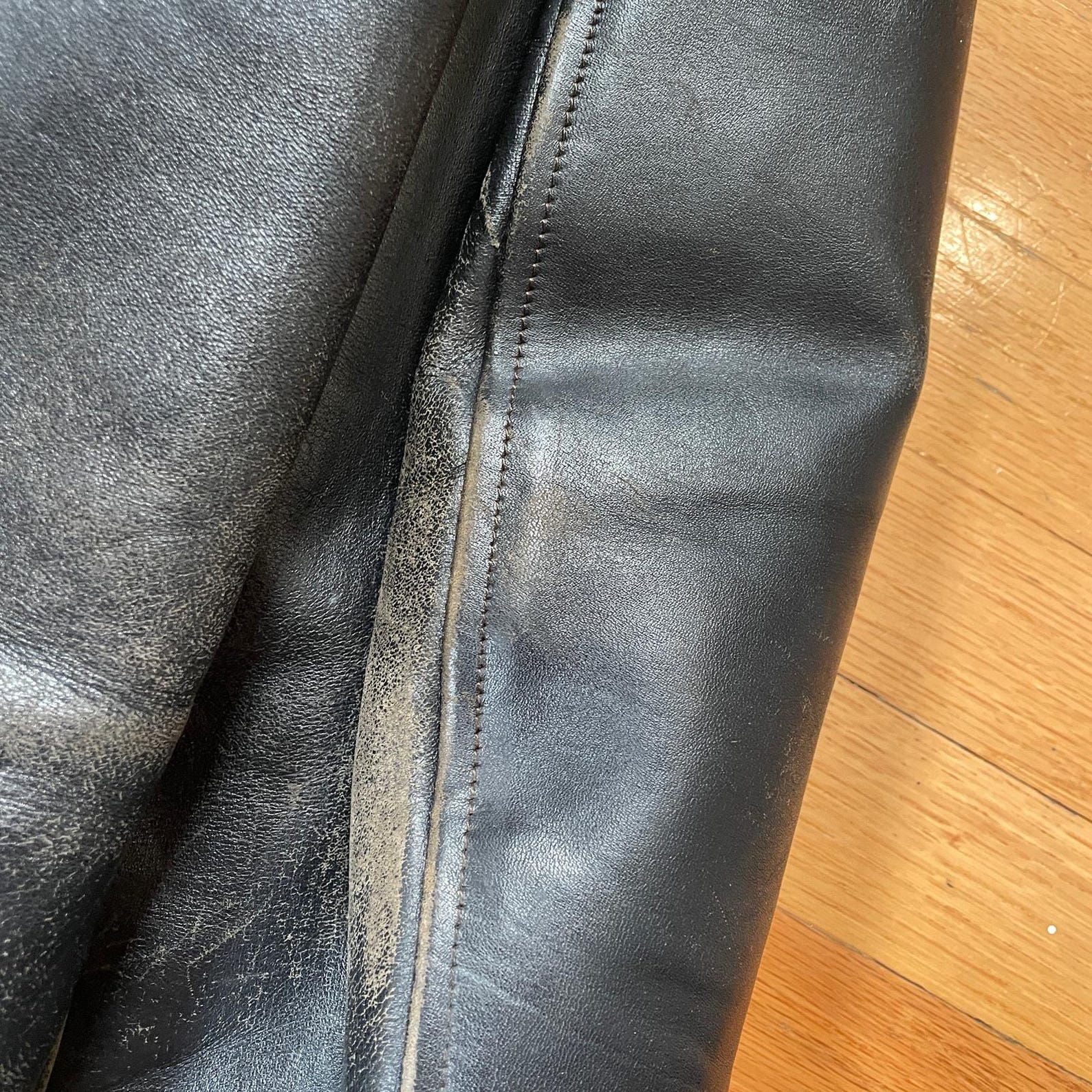 Vintage 70s Heavy Leather Police Motorcycle Jacket - Etsy