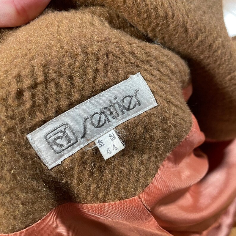 Vintage Korean Brand Sentier Womens Wool Belted Overcoat 80s - Etsy