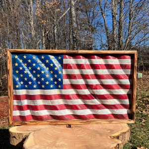Wood Carved Flags - Etsy