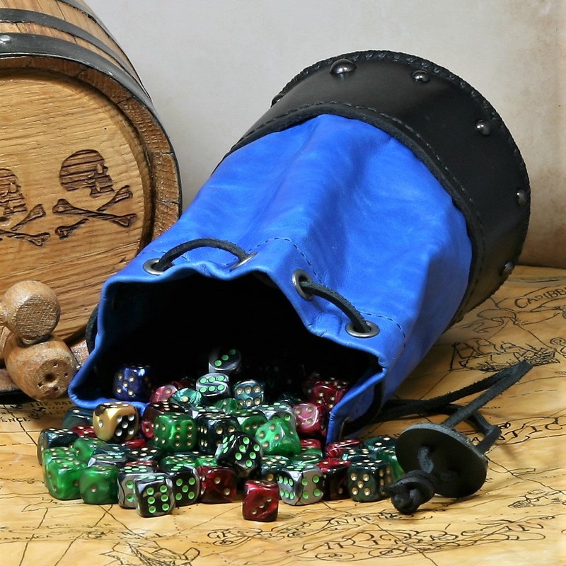 Leather Dice Bag - Etsy