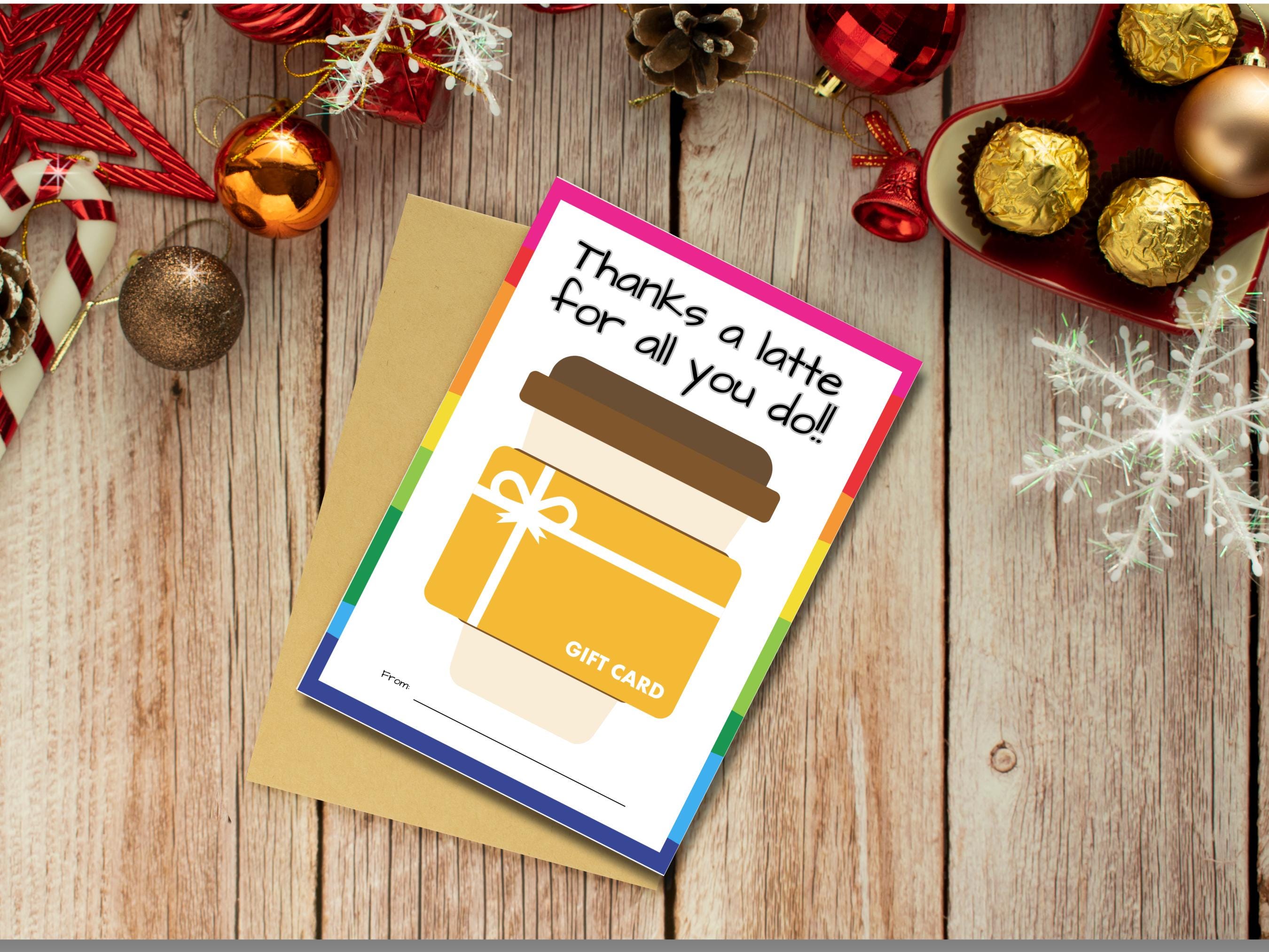 Thank You Gift Card Holder, Teacher Appreciation, Nurse Appreciation ...