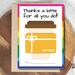 Thank You Gift Card Holder, Teacher Appreciation, Nurse Appreciation ...