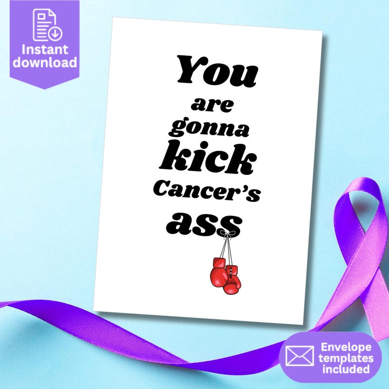 Cancer Card - Etsy