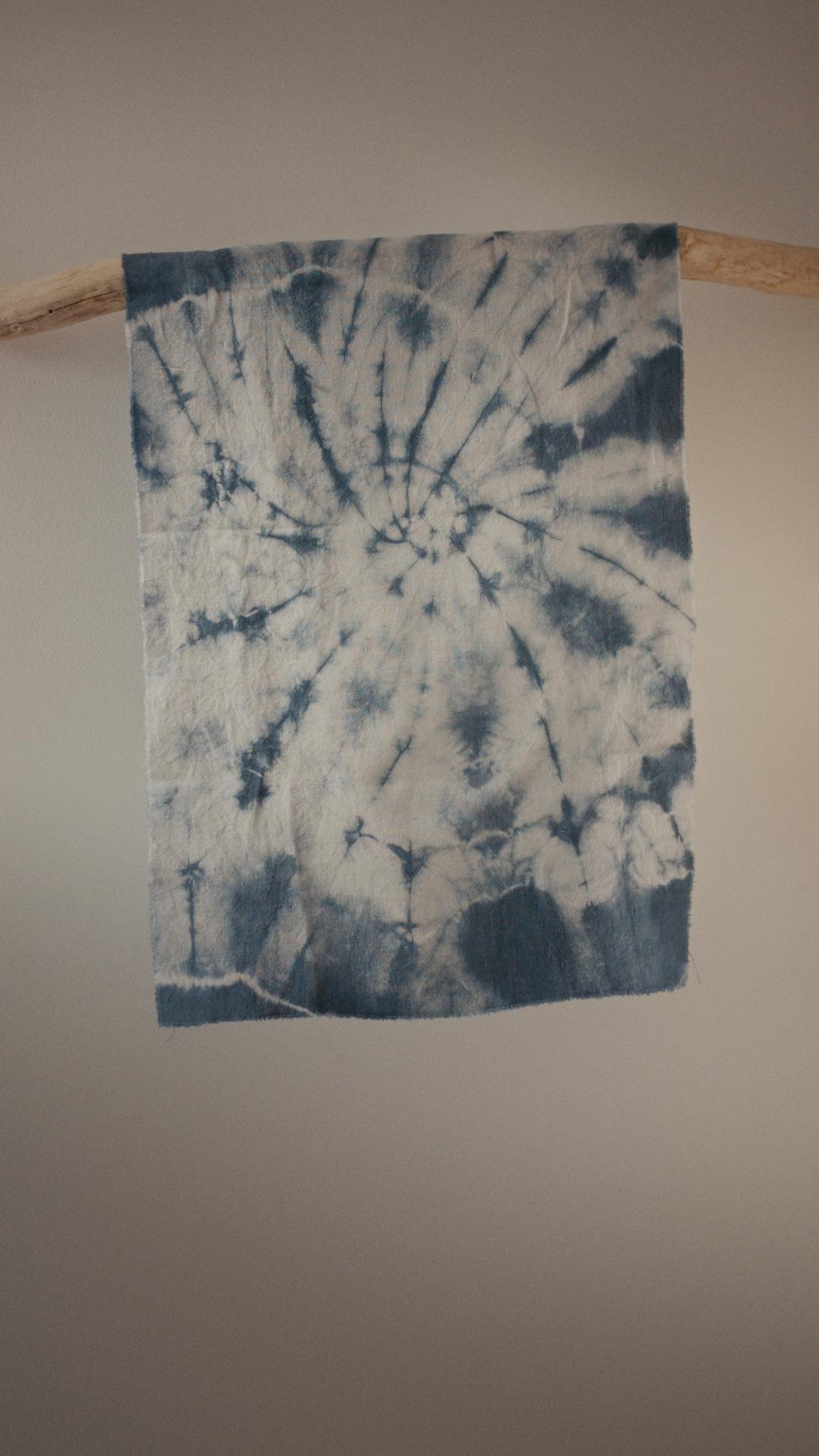 Hand Dyed Tea Runner Ceremony Сhabu, Cotton Tea Towel, Shibori Linen ...