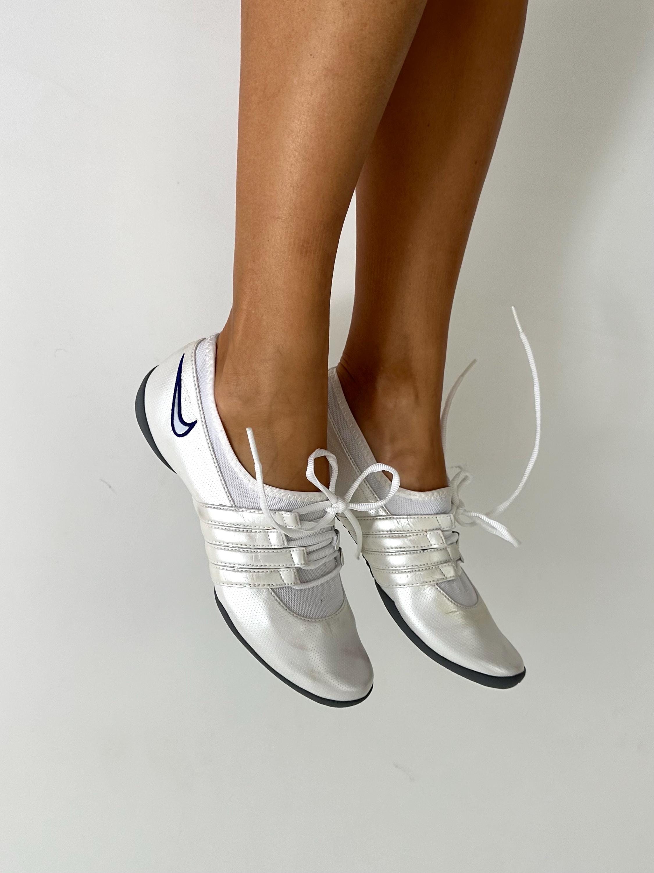 Rare Vintage Nike Prep Low Ballet Flats Ballerinas Sneakers Shoes ...