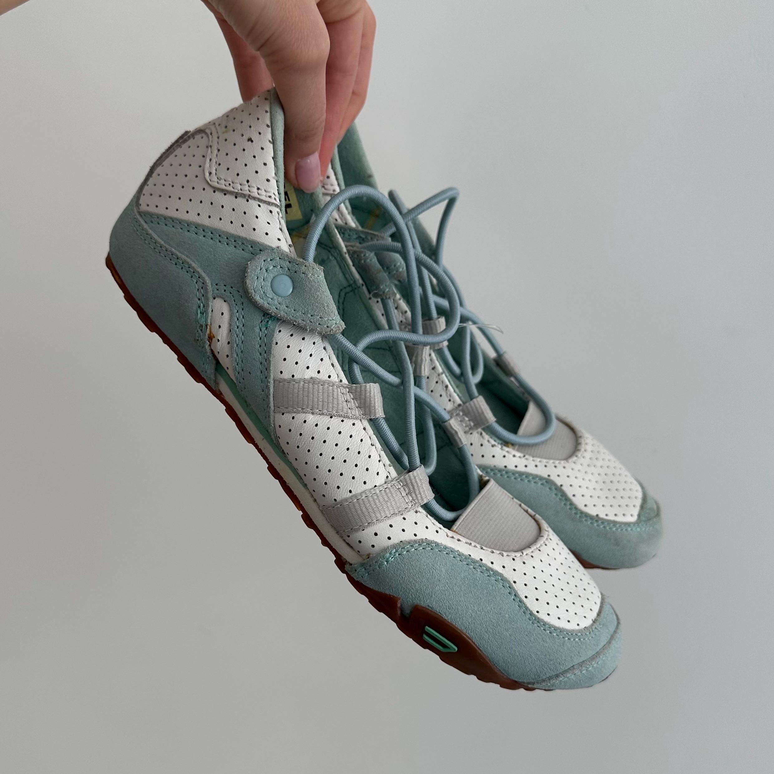 Rare Diesel Maudy Jane Bellet Flats Sneakers / Lace up Sporty ...