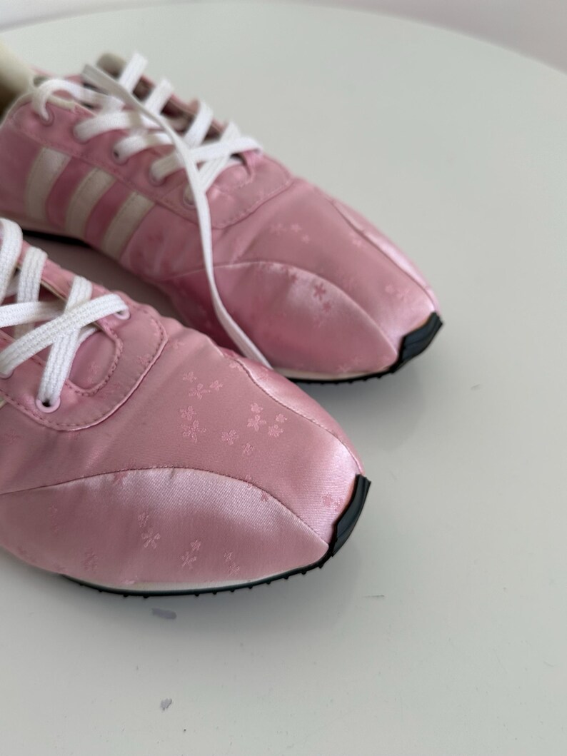 Archive Adidas 2006 Satin Silk Ballerina Sneakers / Rare Pink Trainers ...