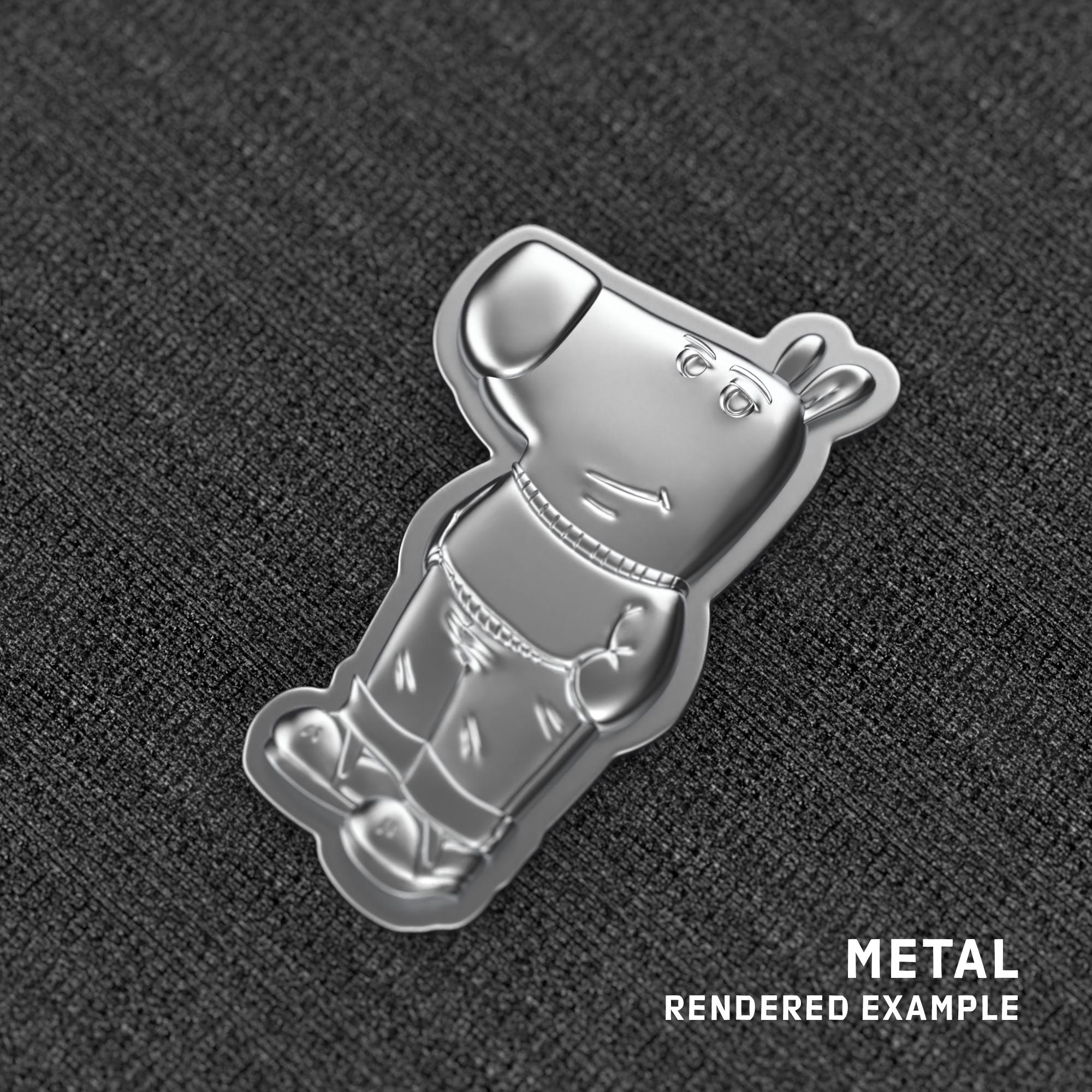 Chill Guy Meme STL File – 3D Printable Keychains, Dog Tag, and Coin ...