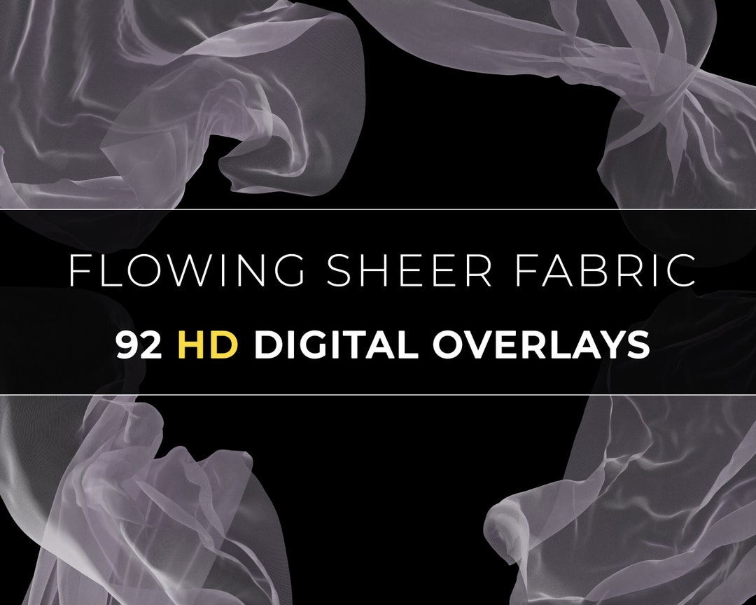 92 Flowing Fabric Overlays | for Fine Art Portraits, Maternity Digital ...