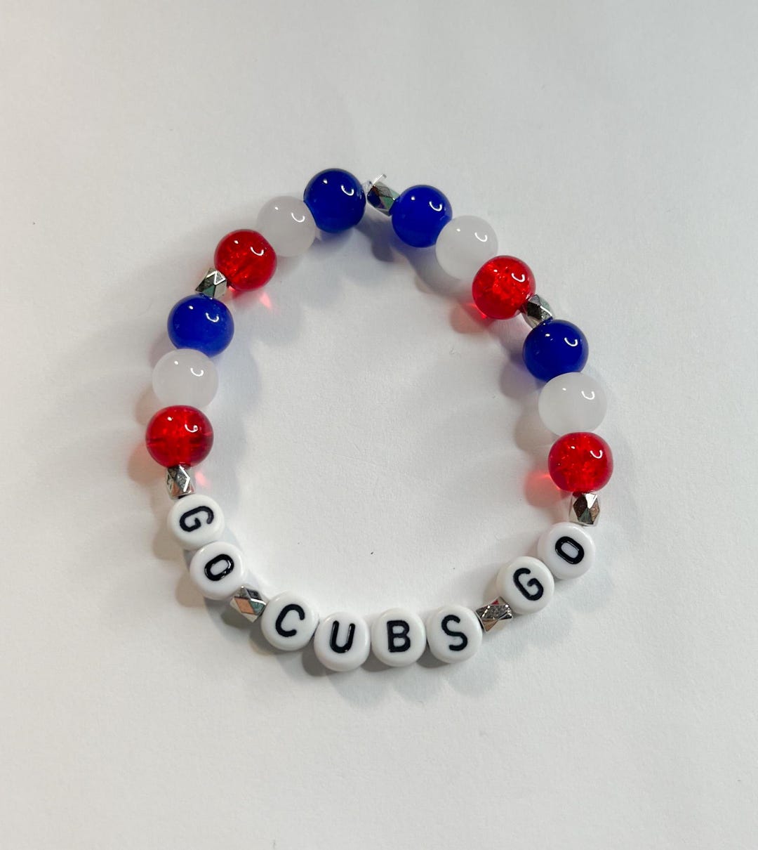 Go Cubs Go Bracelet Chicago Cubs Bracelet Chicago Cubs Wristlet Cubs ...