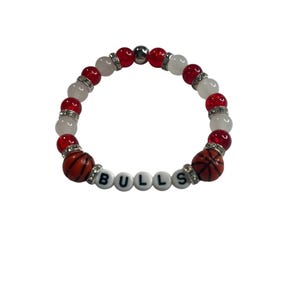 Friendship Bracelet Chicago Bulls Bracelet Bulls Friendship Bracelet ...