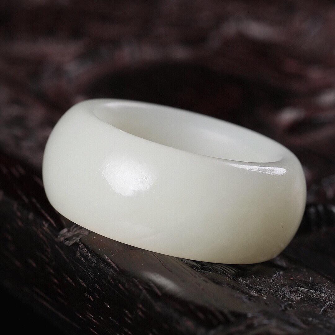 M1460 Chinese Jade Thumb Ring W Certificate - Etsy