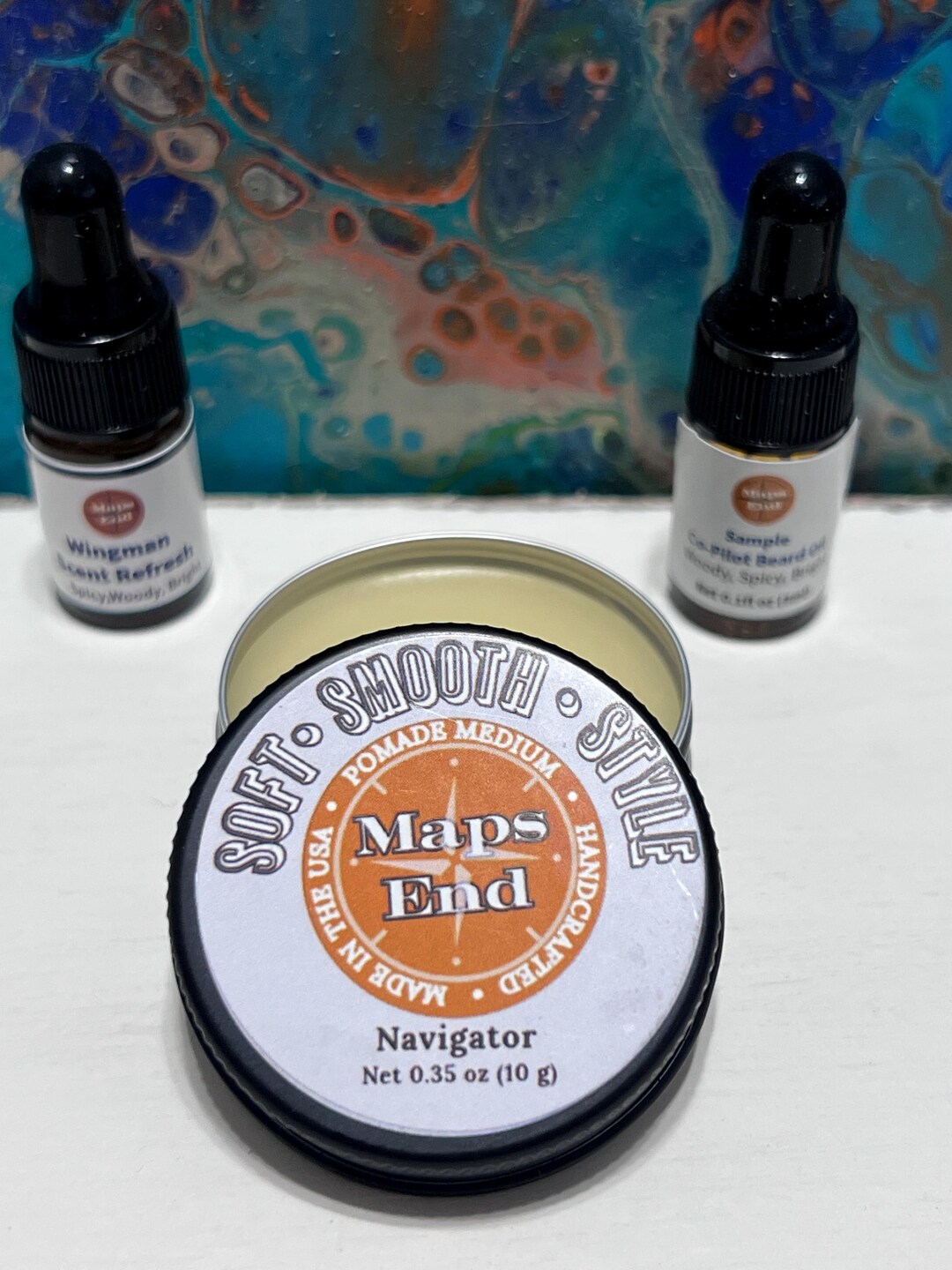 Men's Grooming Sample Pack: Cologne, Beard Oil & Pomade - Handcrafted ...