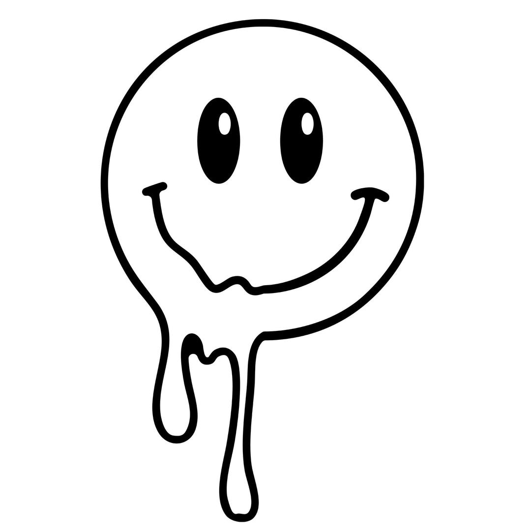 Iconic Classic Smiley PNG SVG +3 Files Digital Download. Smile Drip ...