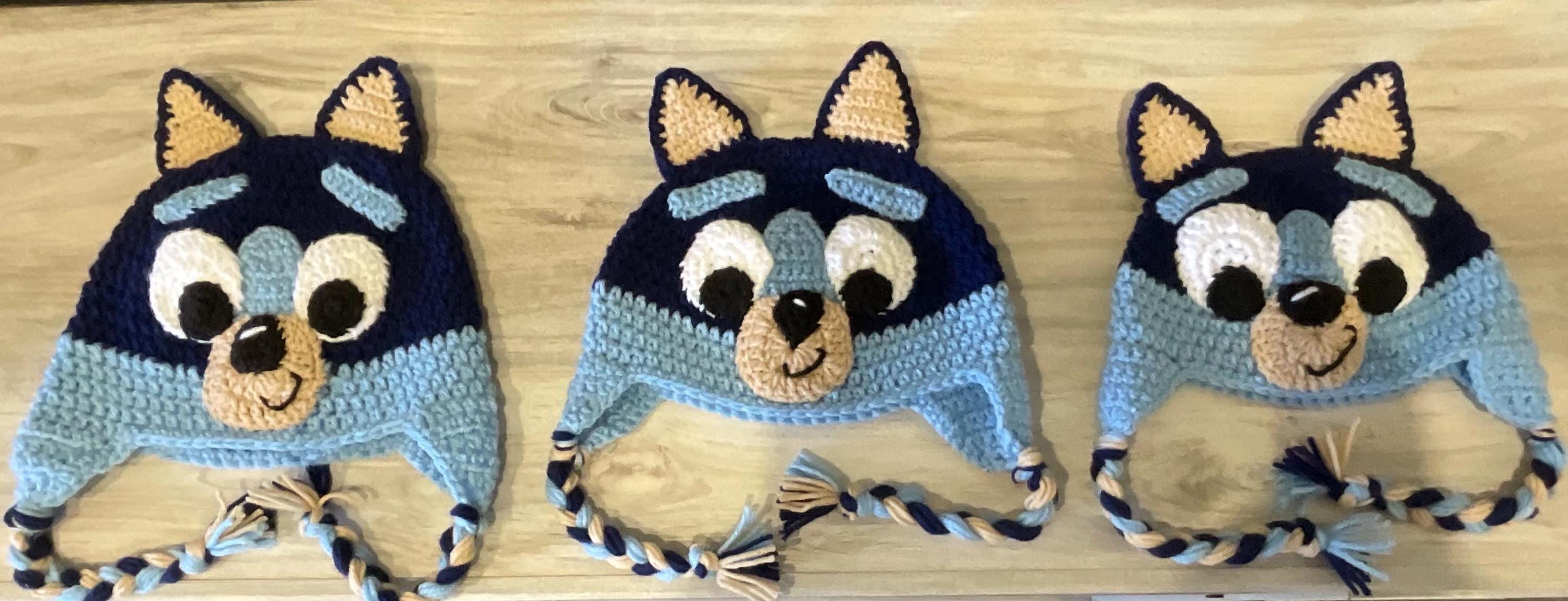 Handmade Crocheted Bluey Hat - Etsy