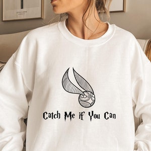 Catch Me If You Can Snitch Tee, Funny Meme Harry Shirt, Wizard Castle ...