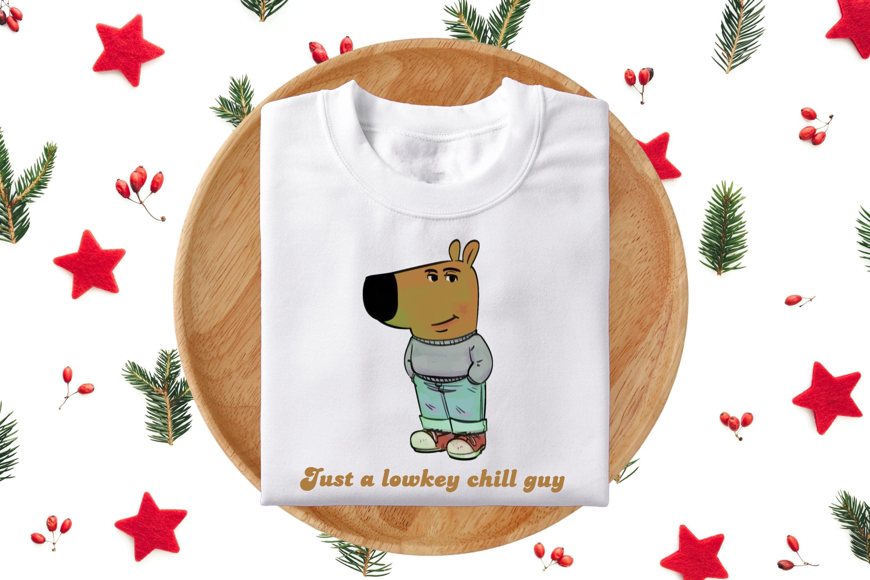 Just A Low Key Chill Guy Meme Shirt, Lowkey Chill Guy Shirt Trendy ...