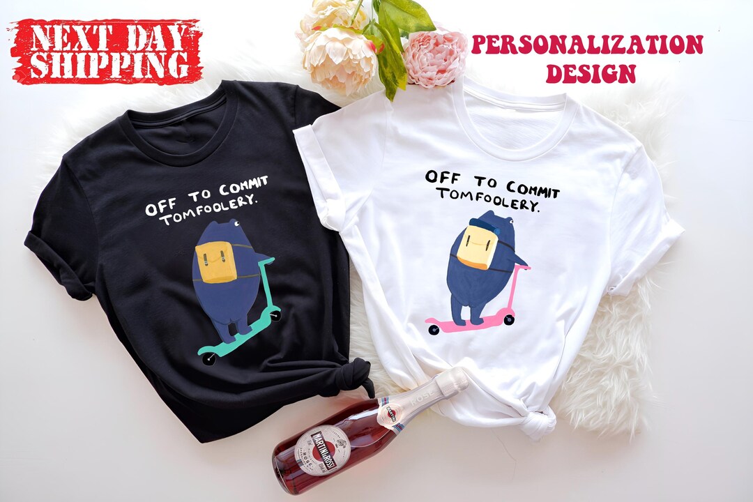 Off to Commit Tom Foolery Frog T-shirt, Unique Tshirt Tee Adults Men ...