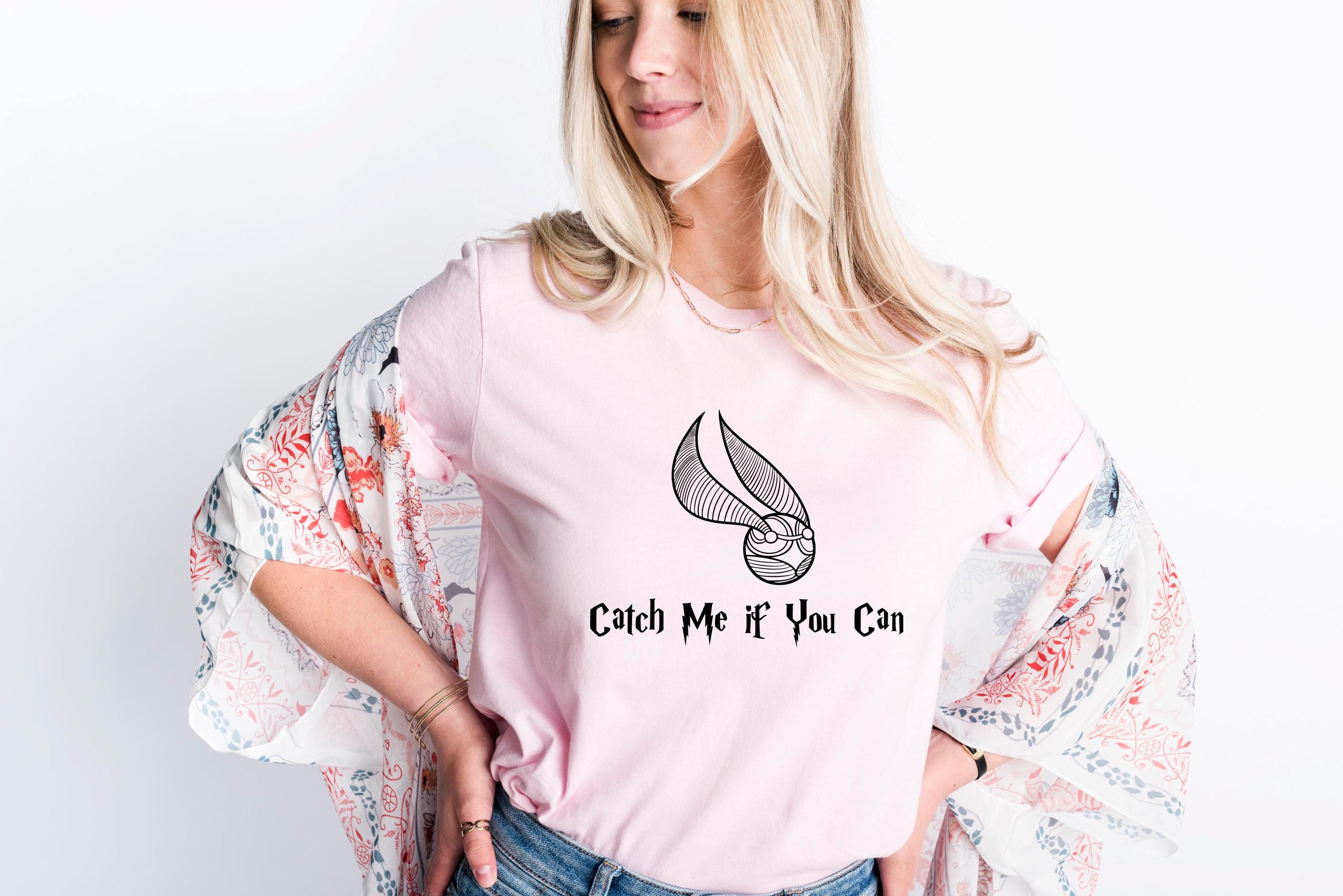 Catch Me If You Can Snitch Tee, Funny Meme Harry Shirt, Wizard Castle ...