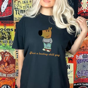 Low Key Chill Guy Meme Shirt: Trendy Tiktok Tee - Etsy