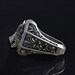 Wolf Head Signet Pattern Men Ring 925 Sterling Silver Jewelry Handmade ...