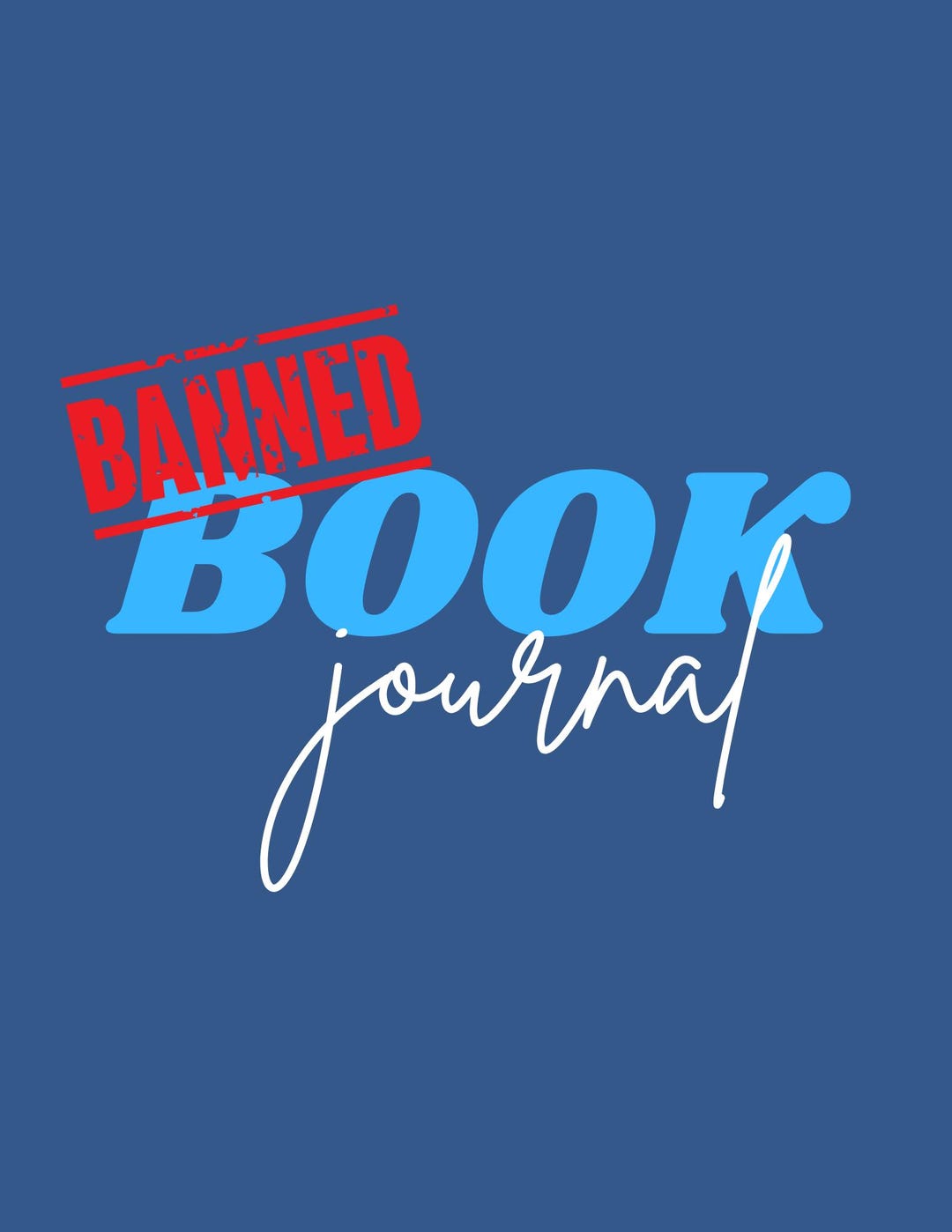 Banned Books Digital Journal - Reading Log, Literature Lovers Diary ...