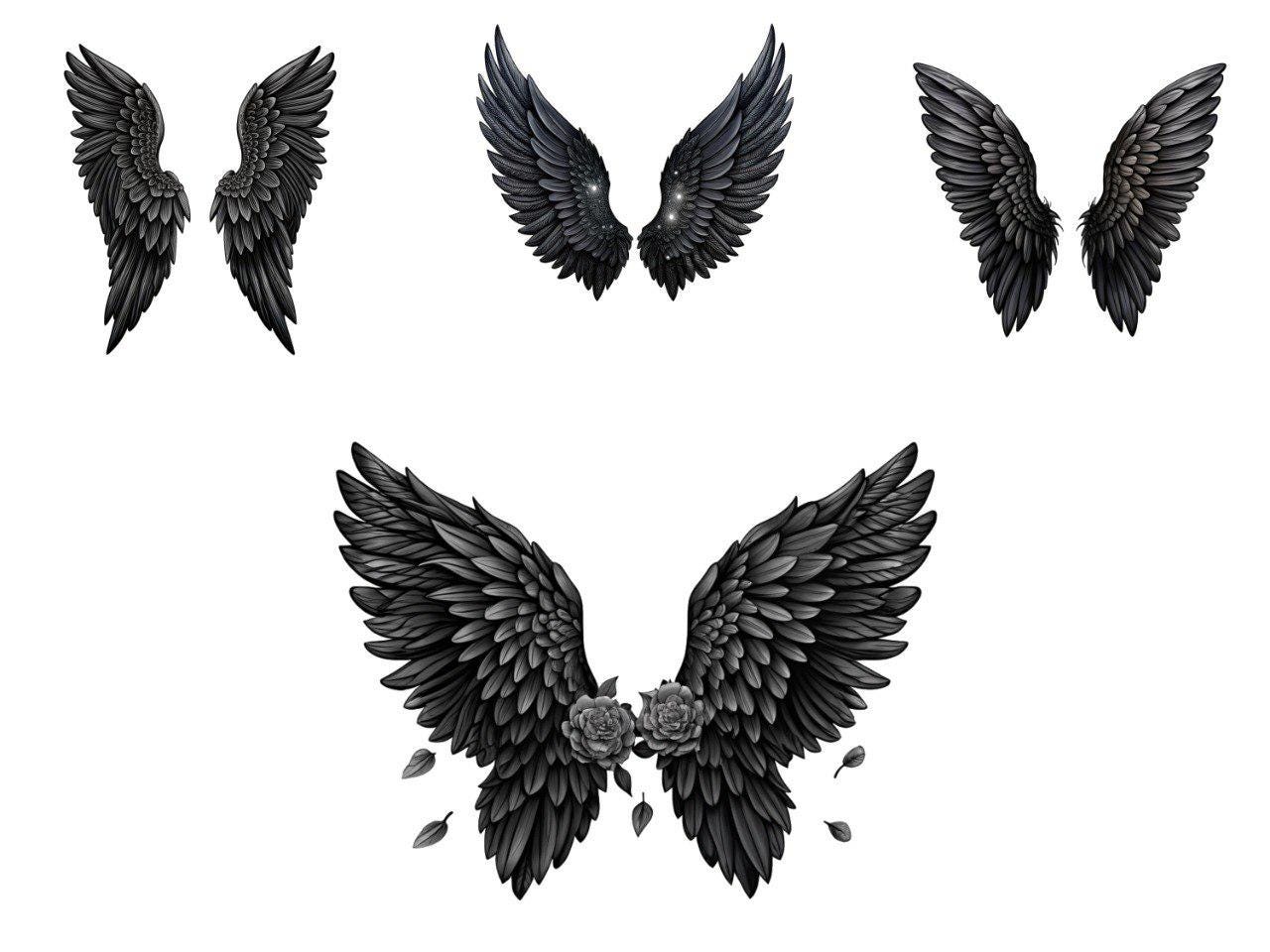 100 Wings Brushes for Procreate | Angel, Bird and Fantasy Wing Stamp ...