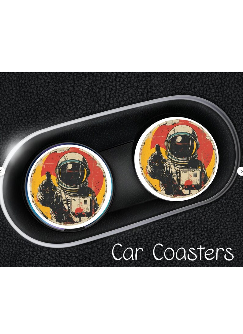 Space Ship Car Coasters - Etsy