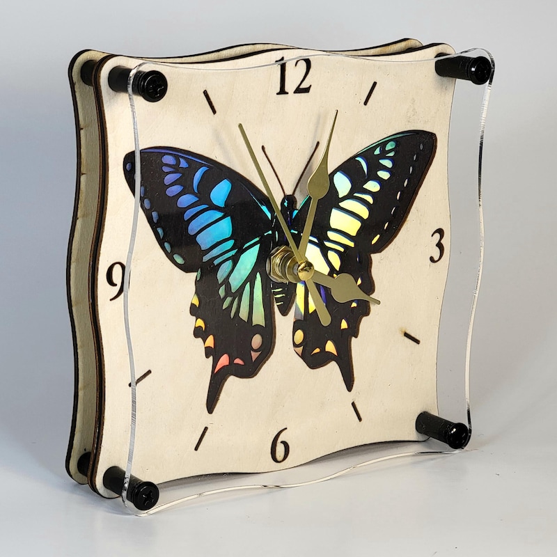 Butterfly Clock - Etsy