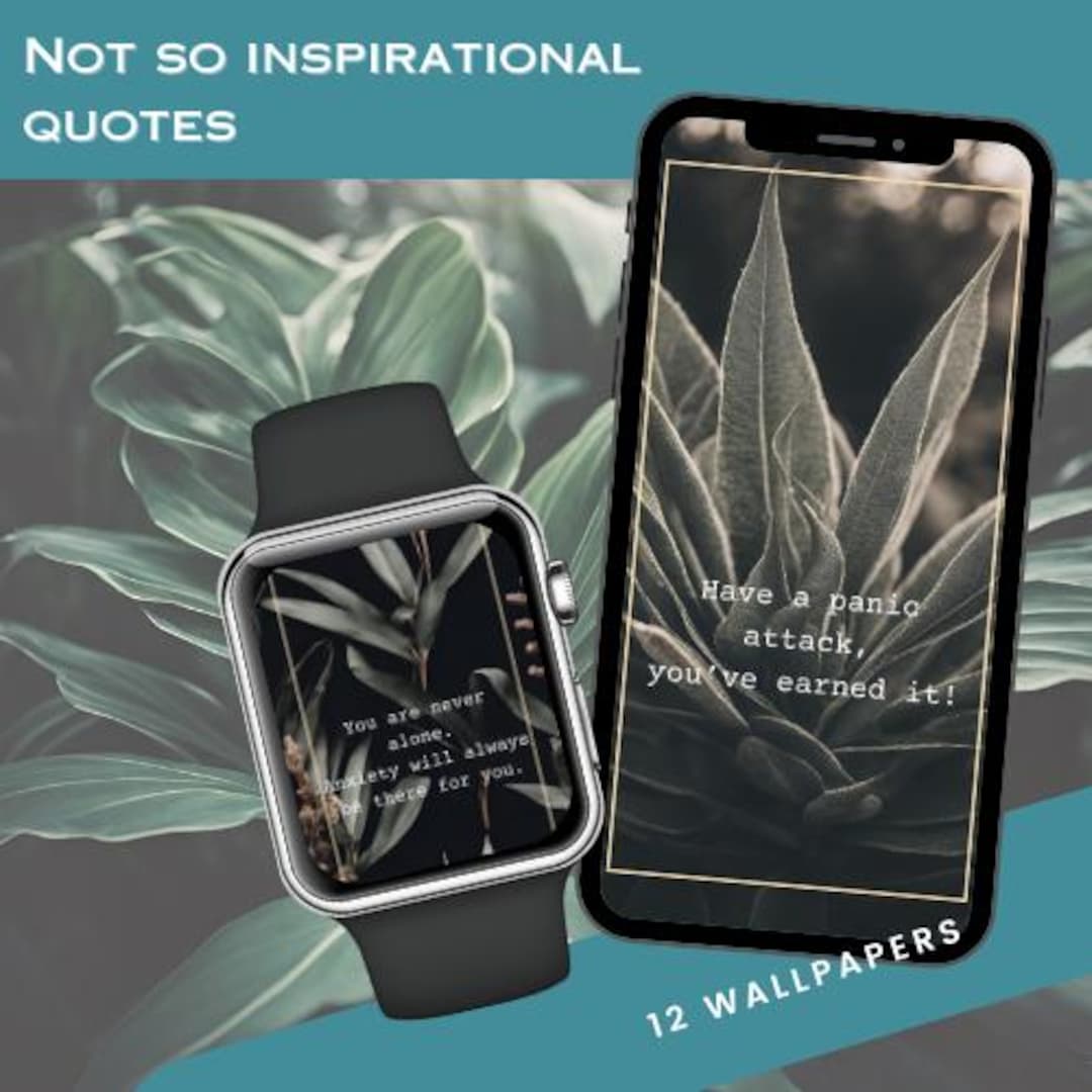 Not so Inspirational Quotes Wallpaper for Your Phone and Watch - Trendy ...